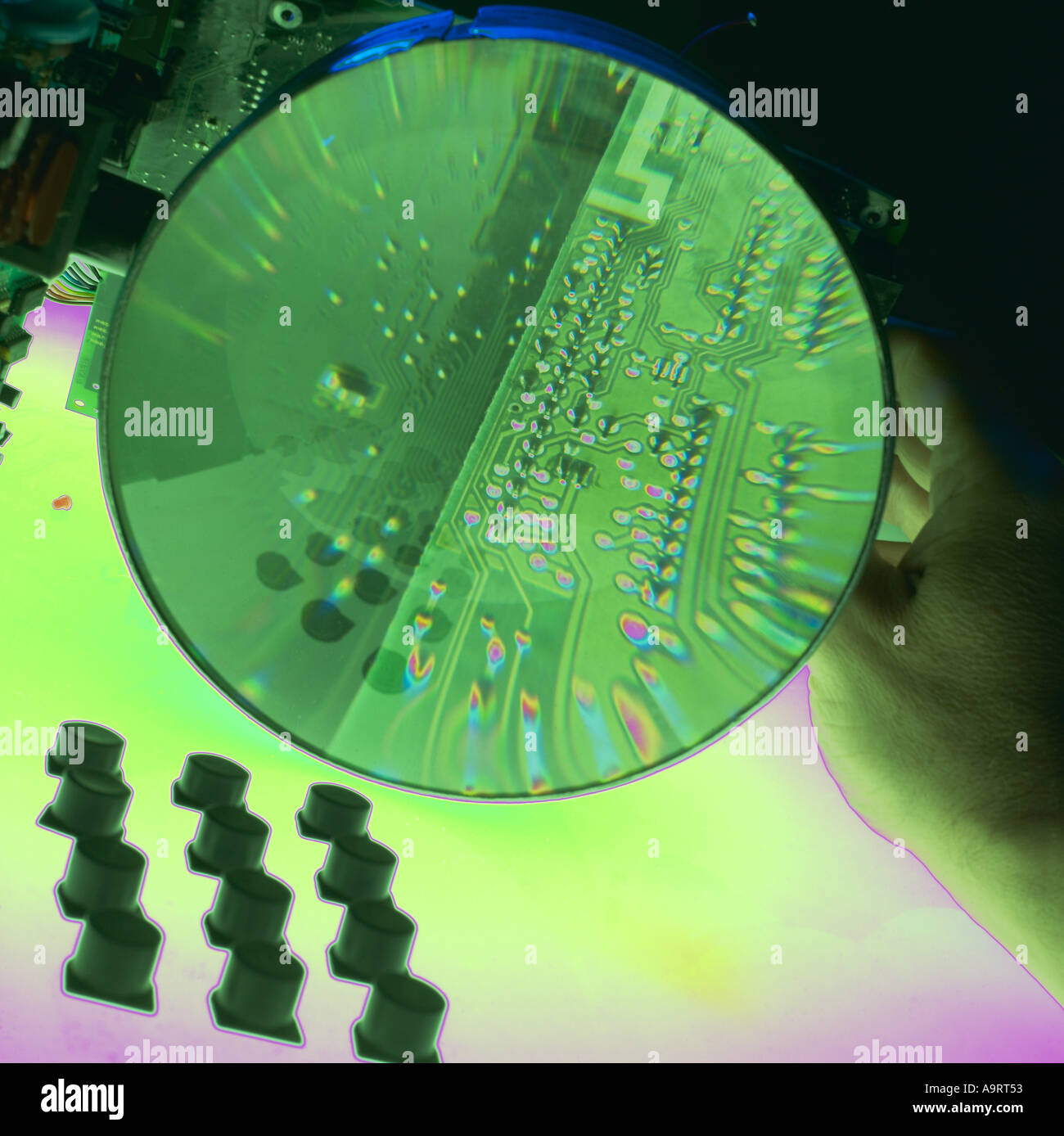 Abstract circuit board Stock Photo - Alamy