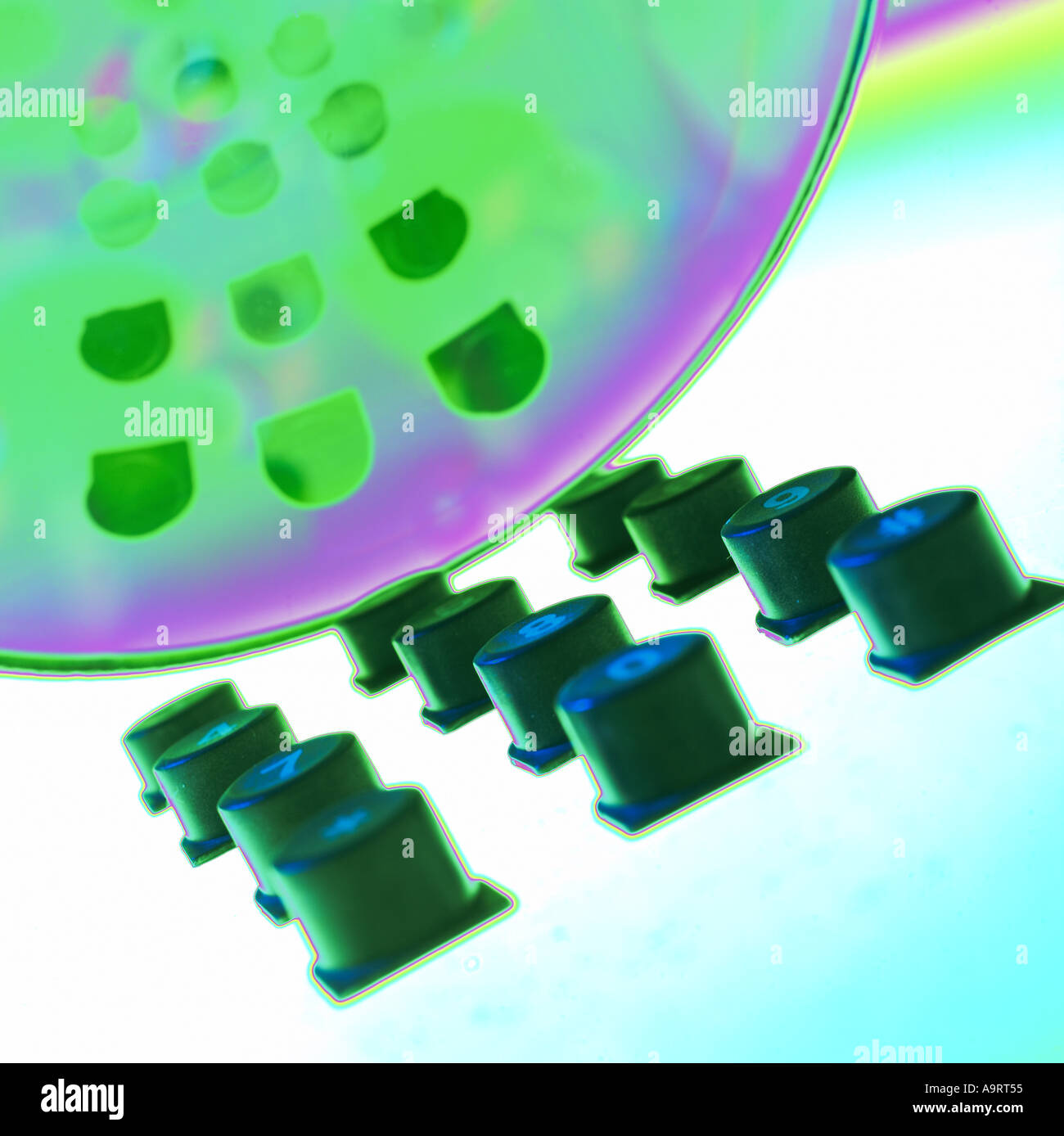 Abstract of a telephone number pad Stock Photo - Alamy