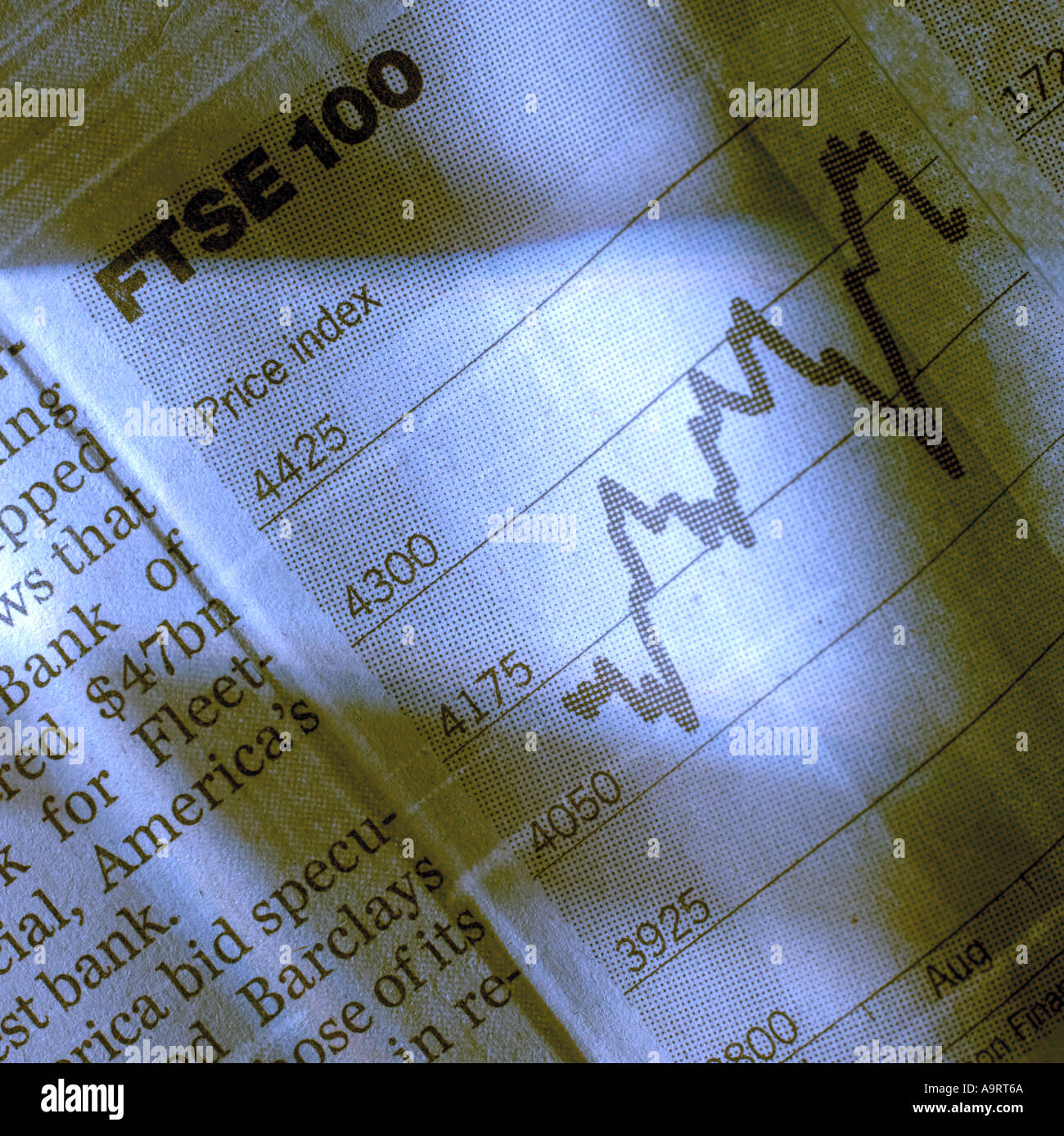 Stock prices in the newspaper hi-res stock photography and images - Alamy