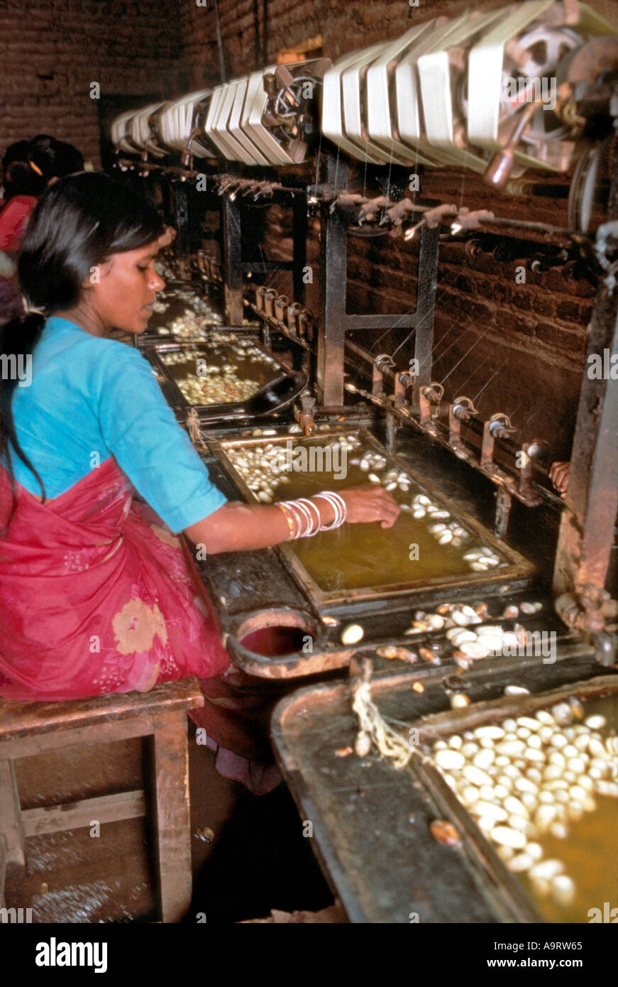 Silk Reeling High Resolution Stock Photography and Images - Alamy