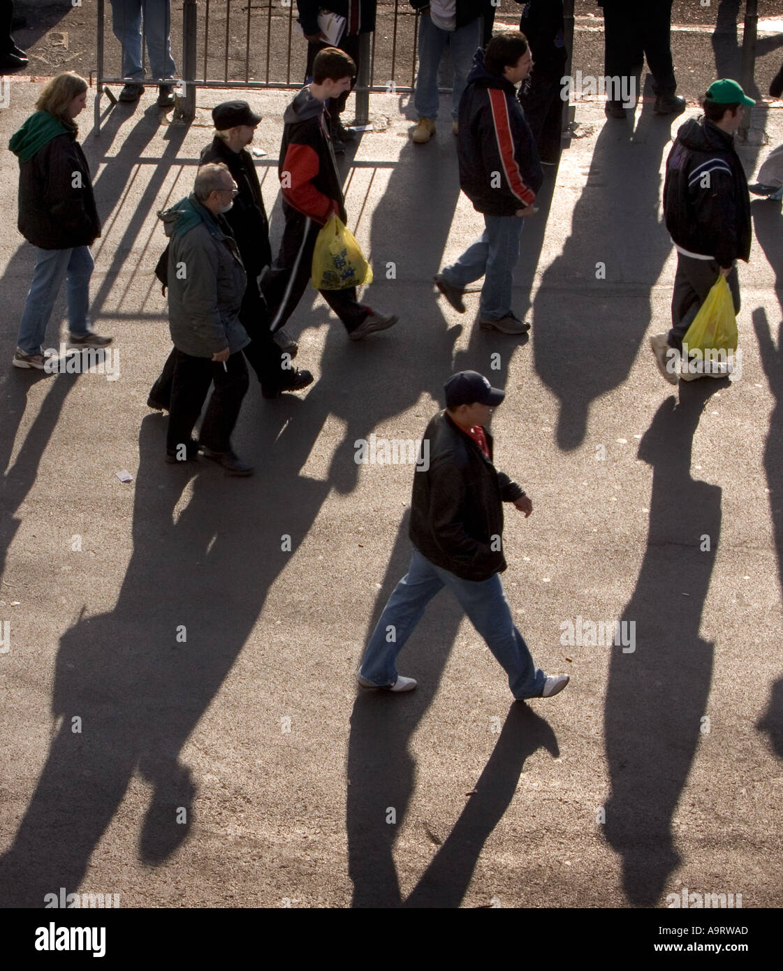 Commuters on their way to work Stock Photo - Alamy