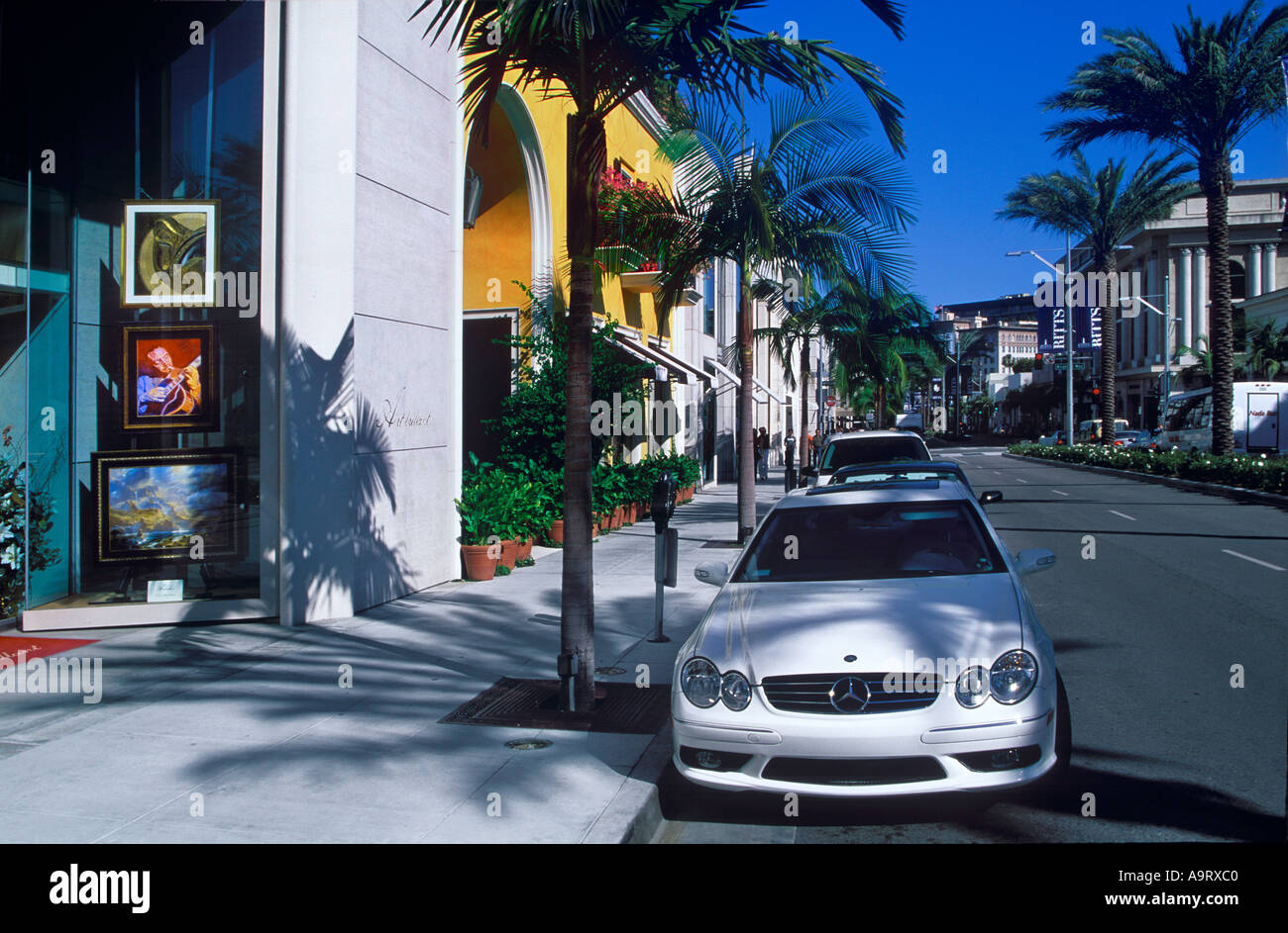 RODEO DRIVE IN LOS ANGELES CALIFORNIA Stock Photo - Alamy