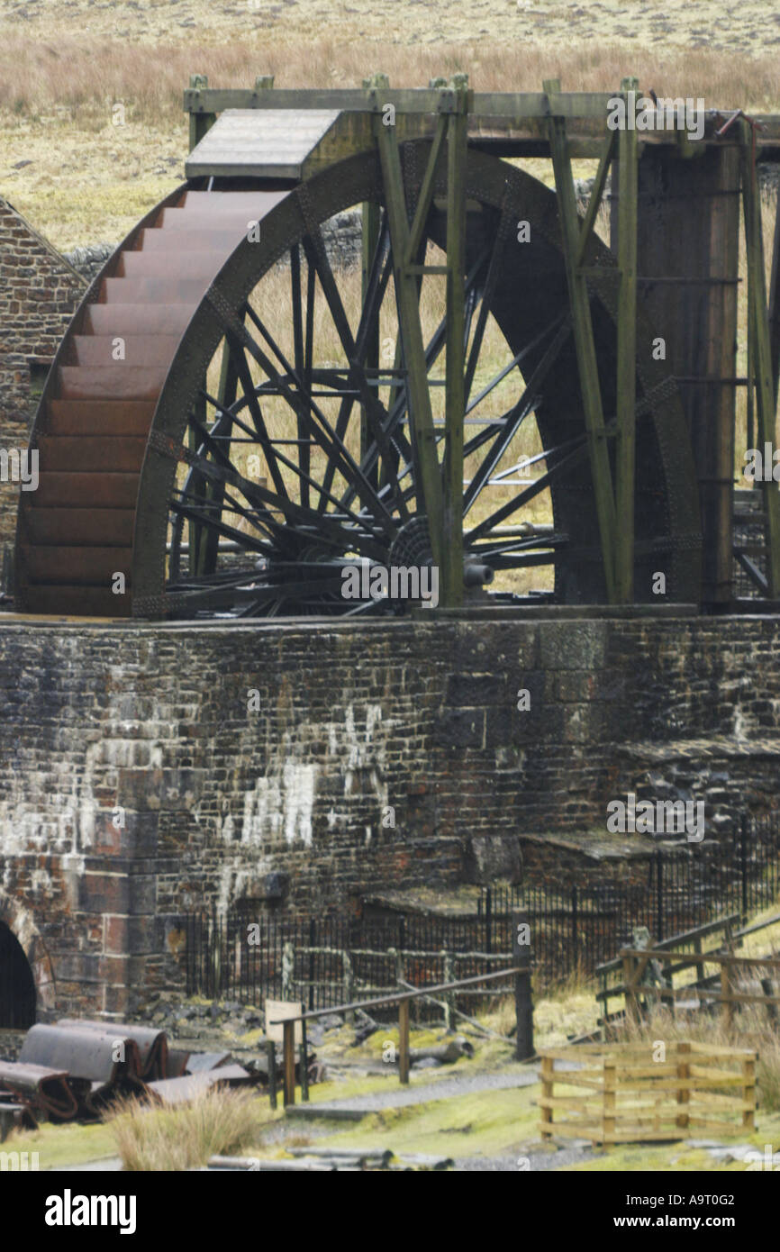 The Killhope Wheel in the North Pennines, England Stock Photo - Alamy