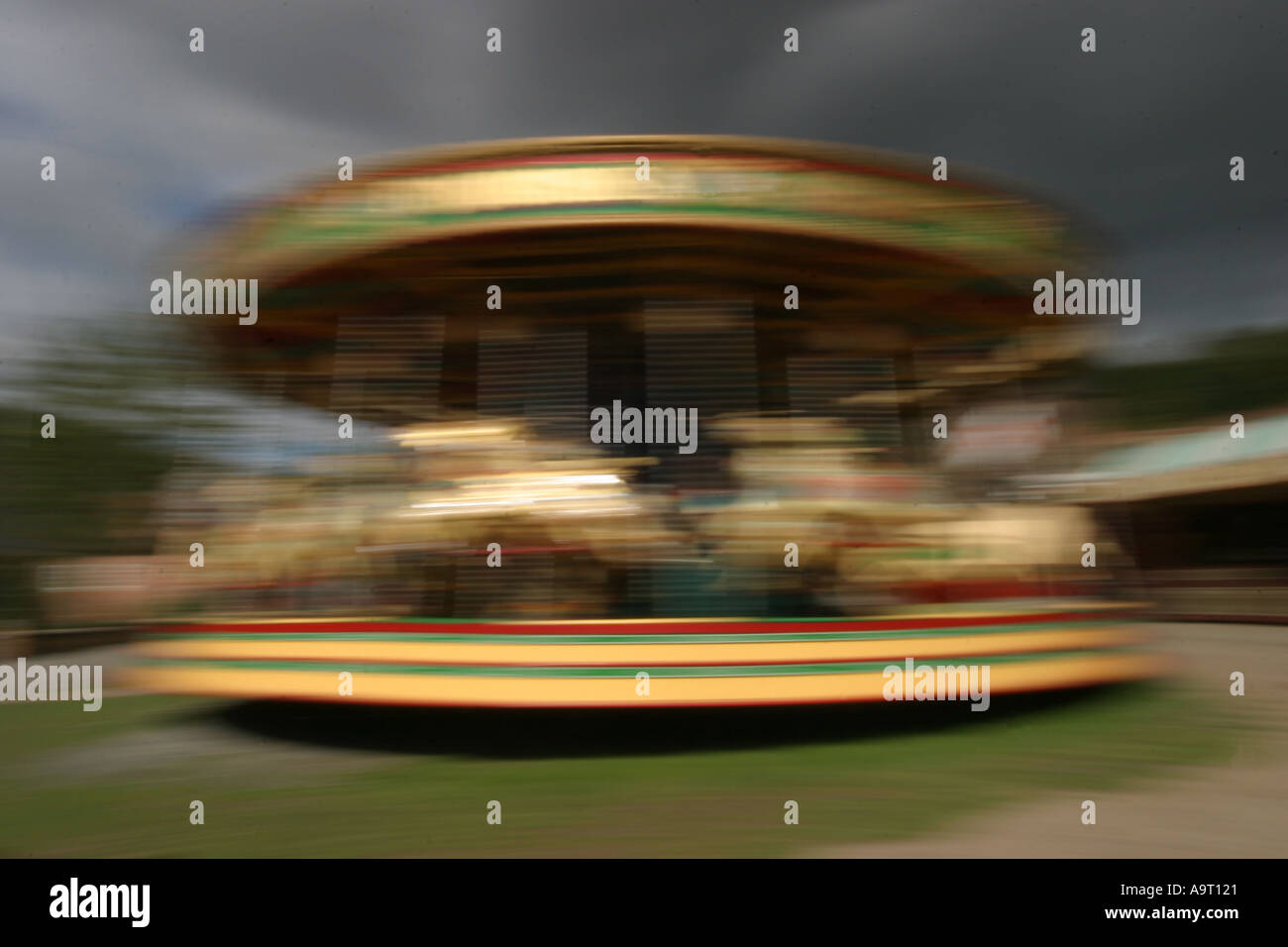 The Steam driven Victorian Carousel at Blists Victorian Village at the ...