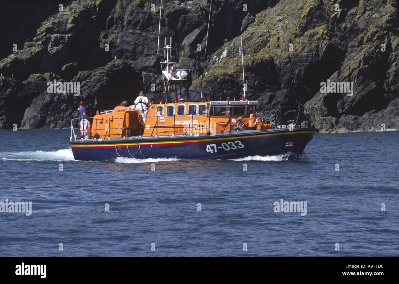 Portpatrick Lifeboat Week sea rescue R.N.L.I lifeboat Stock Photo - Alamy