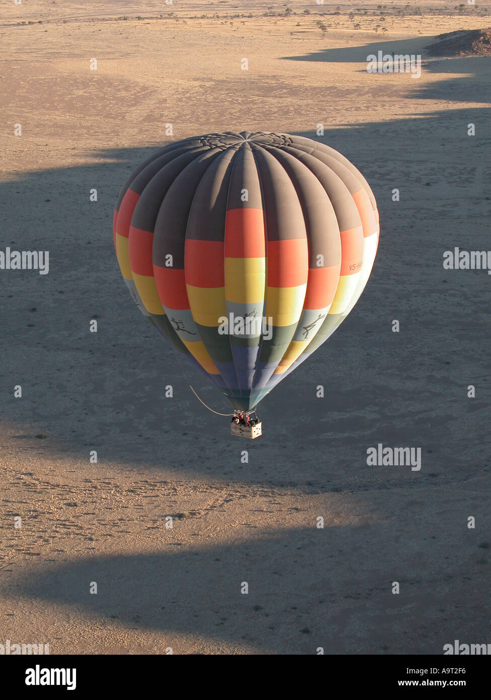 Balloon over Namibia at Sossusvlei Stock Photo - Alamy