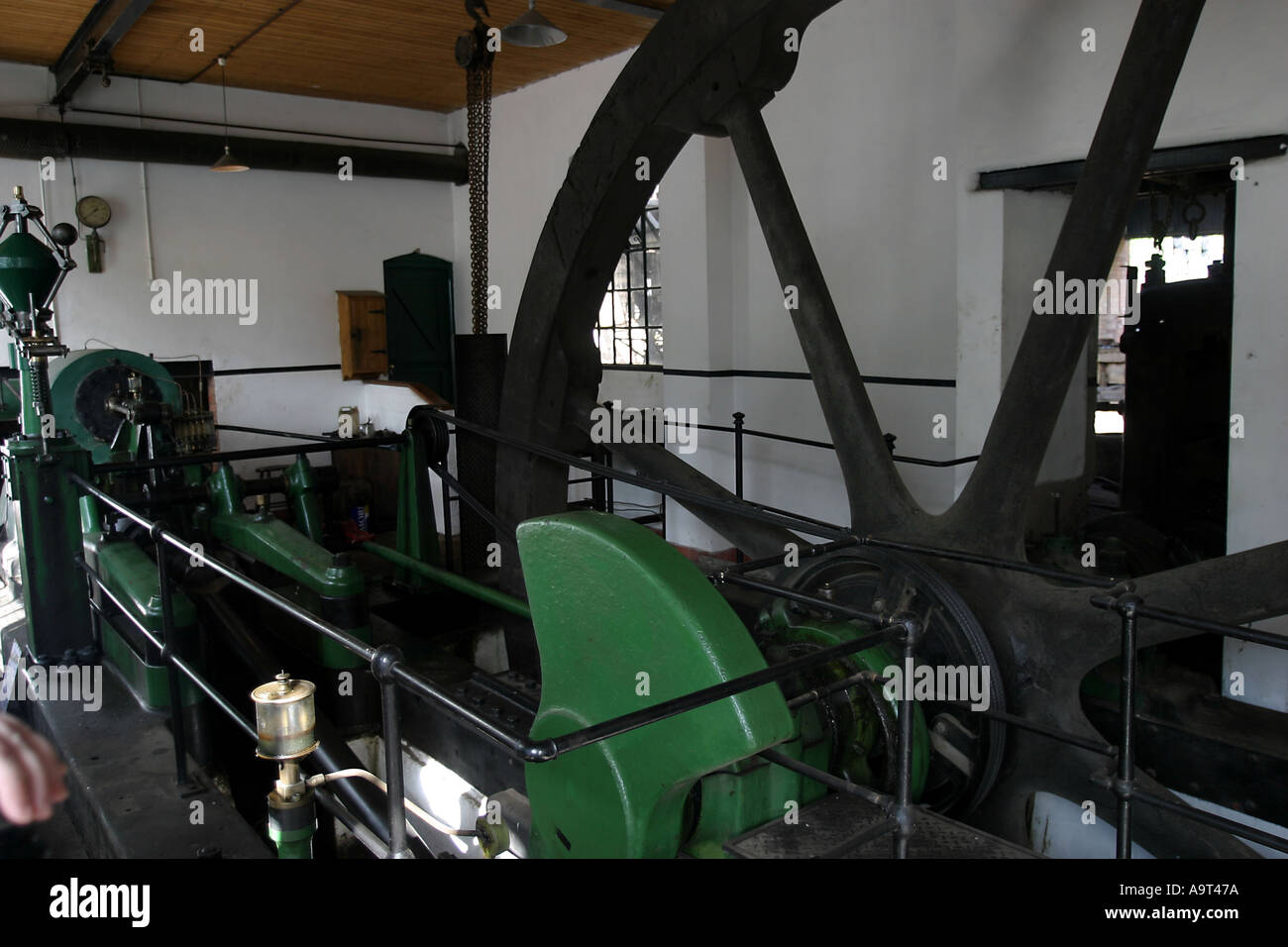 Steam Engine at the Morton Steel works Stock Photo - Alamy