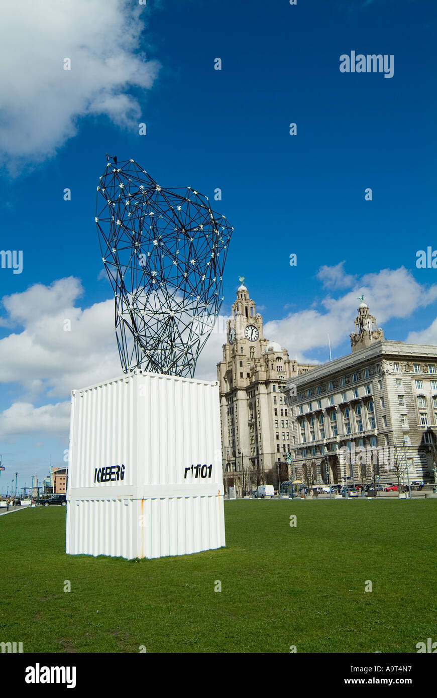 Art structure at Liverpools Pierhead An art project in the lead up to ...