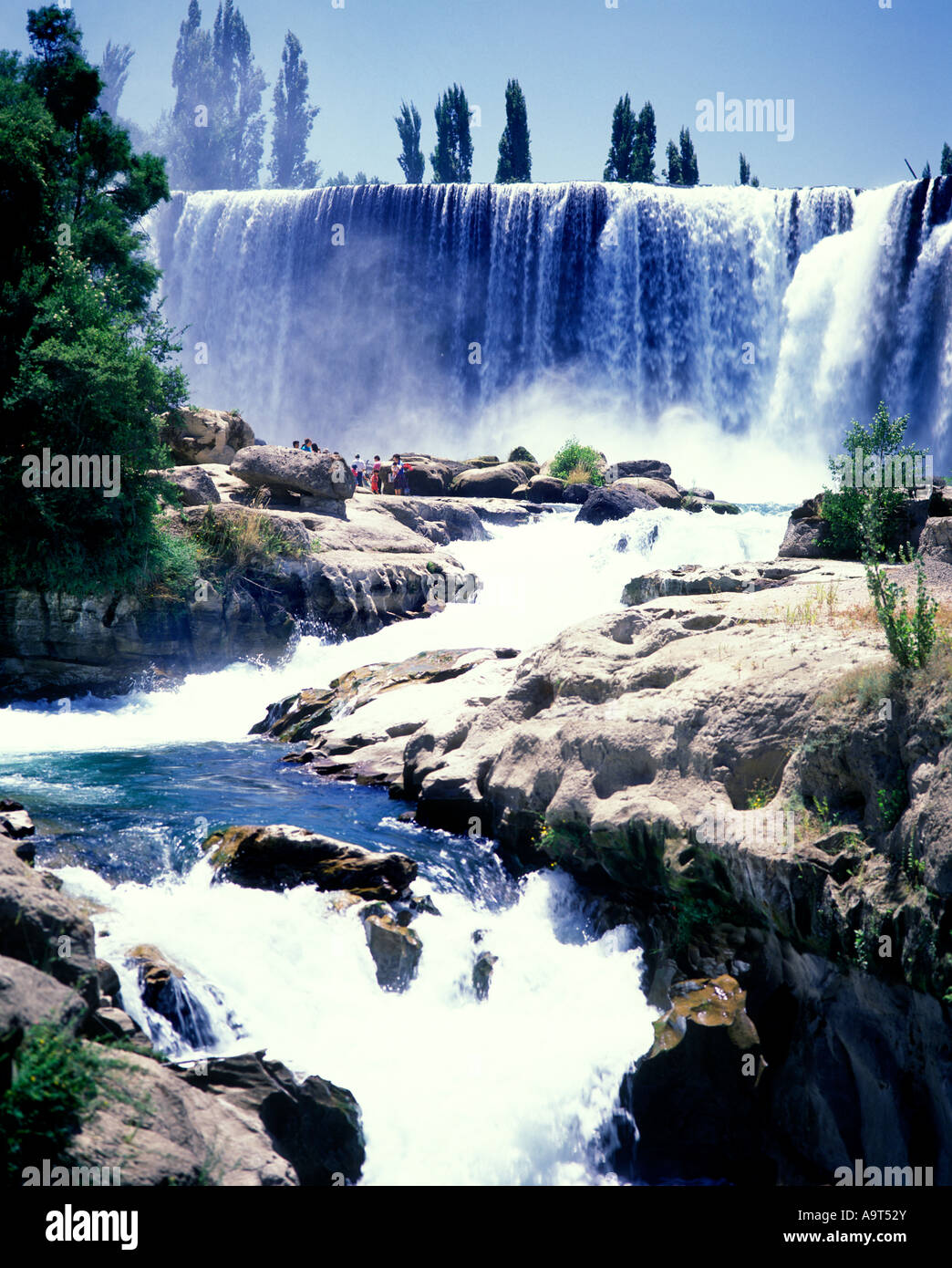 SALTO DEL LAJA WATERFALLS OCTAVA REGION VIII CHILE Stock Photo - Alamy