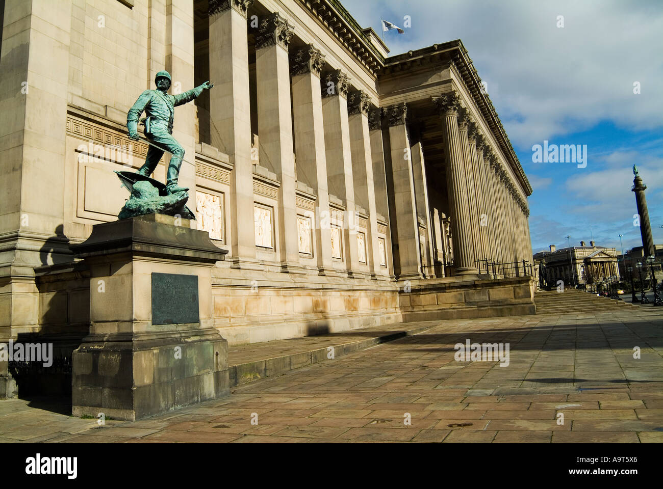 Statue of Major General William Earle Born in Liverpool and killed in ...