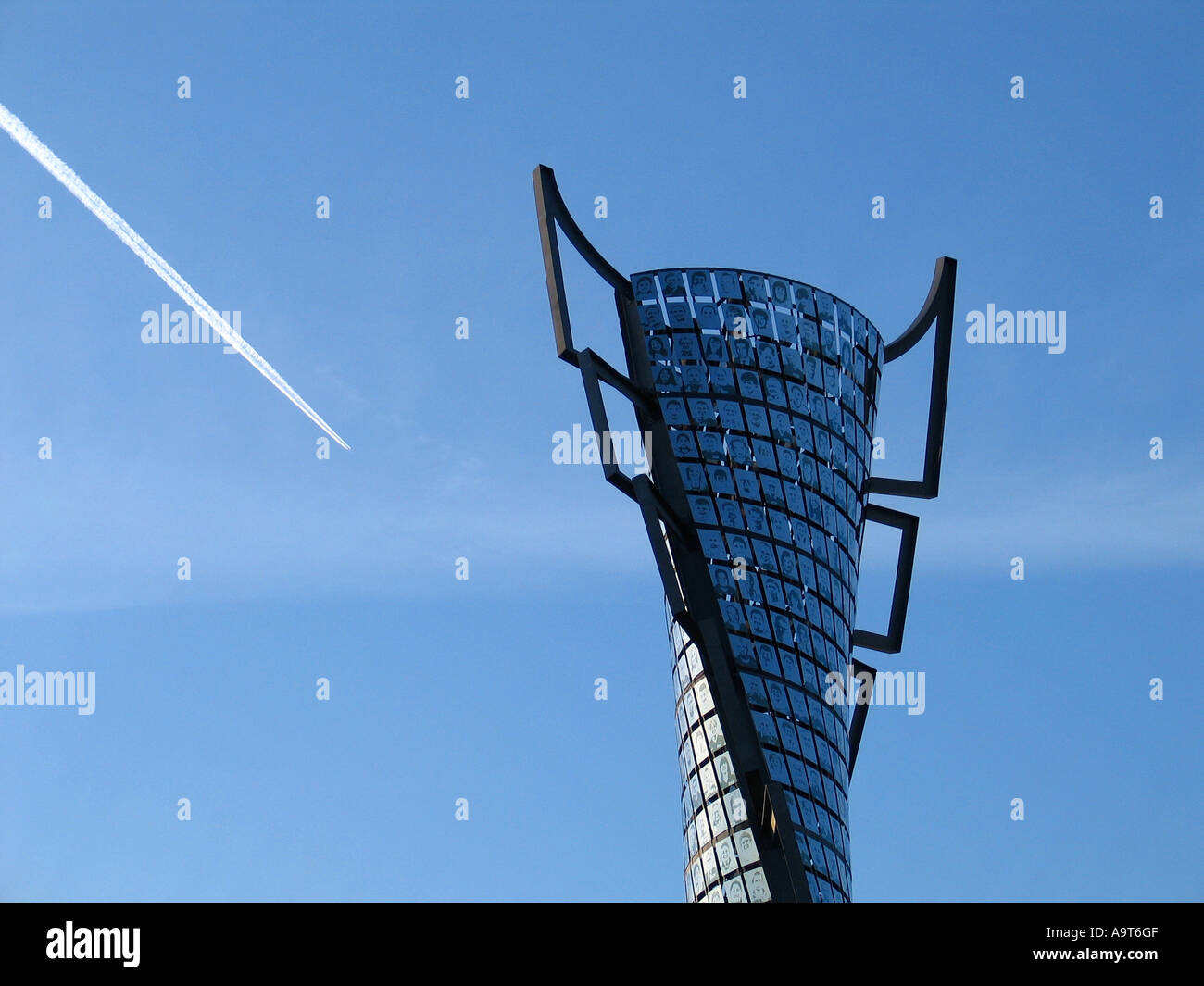 The Spirit of Sport monument near The Reebok Stadium which has over 600 ...