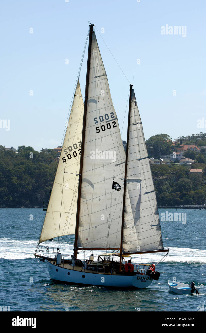 Twin masted yacht hi-res stock photography and images - Alamy