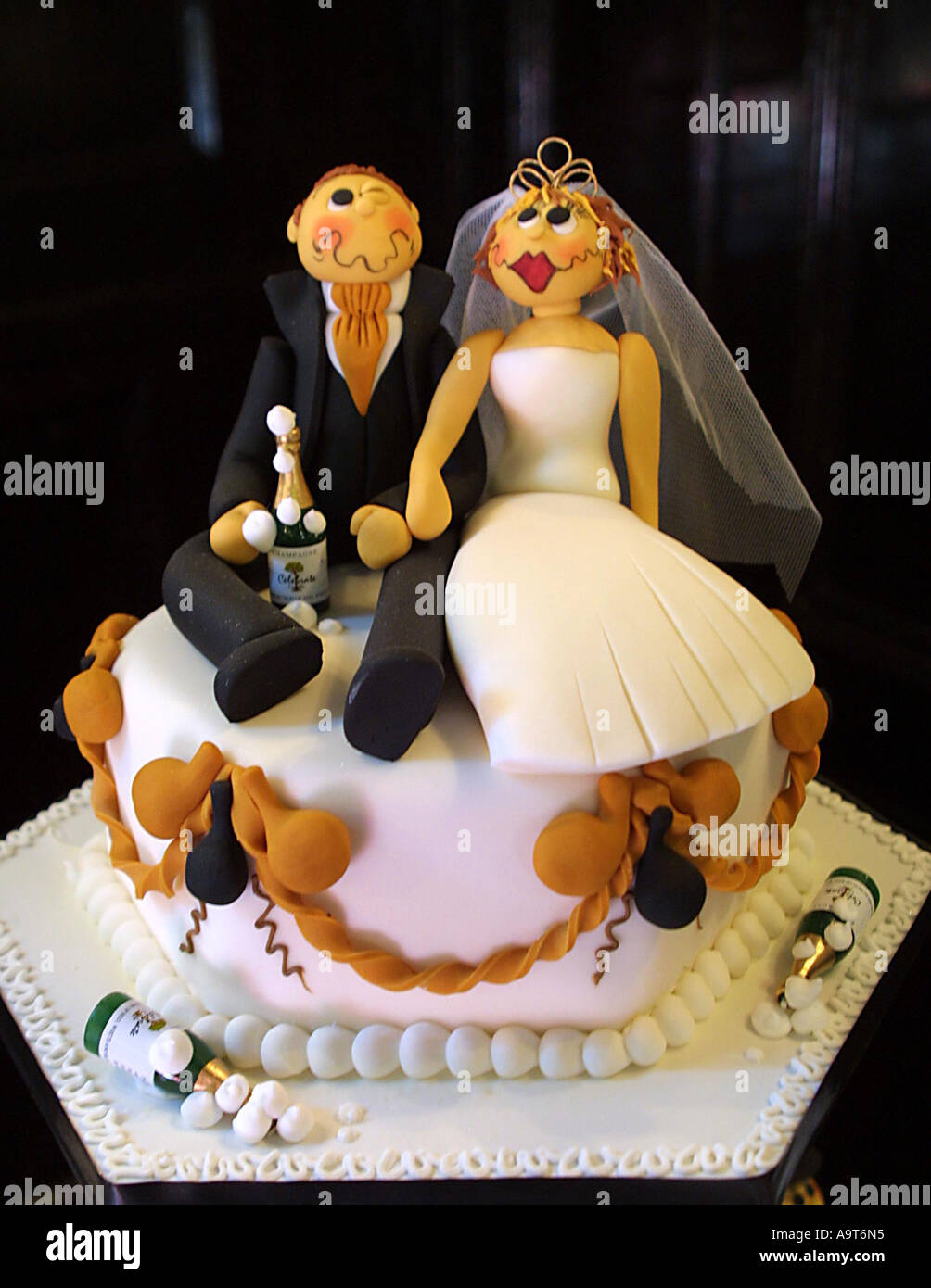 Comical Drunken Characters Stock Photo - Alamy