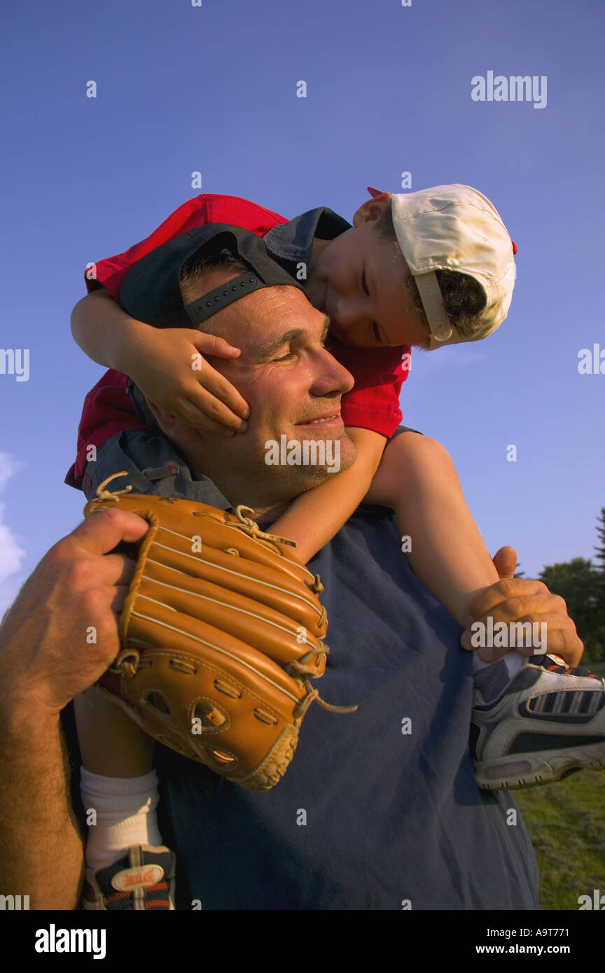 Father and son bonding time Stock Photo - Alamy