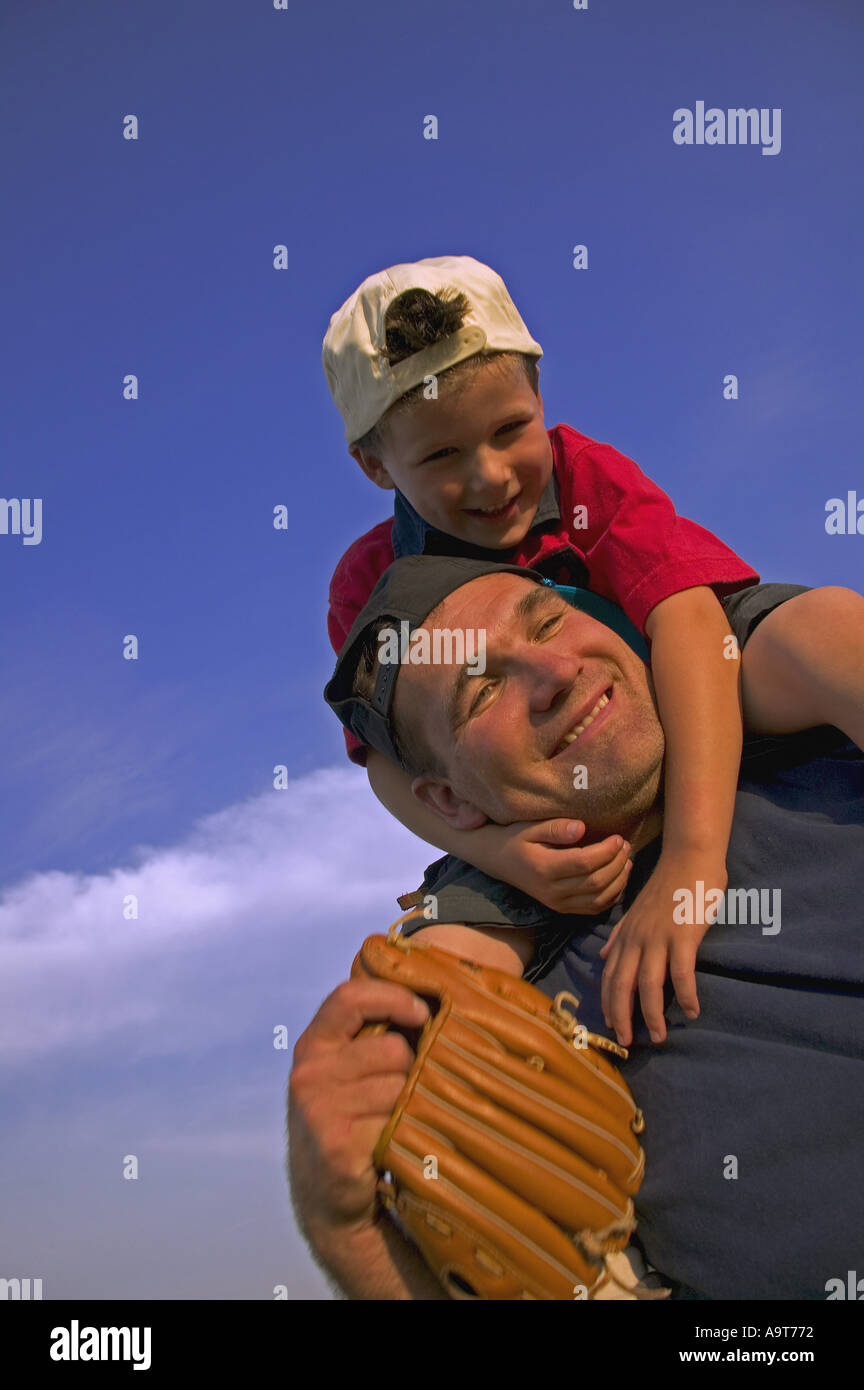 Father and son bonding time Stock Photo - Alamy