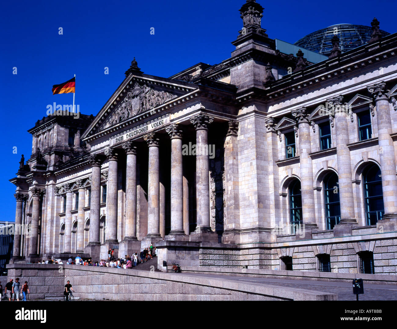 The Reichstag in Berlin Germany seat of the Federal German government ...