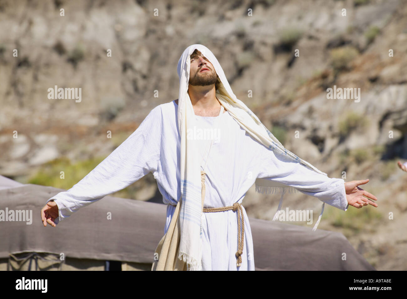 Jesus heaven robe hi-res stock photography and images - Alamy