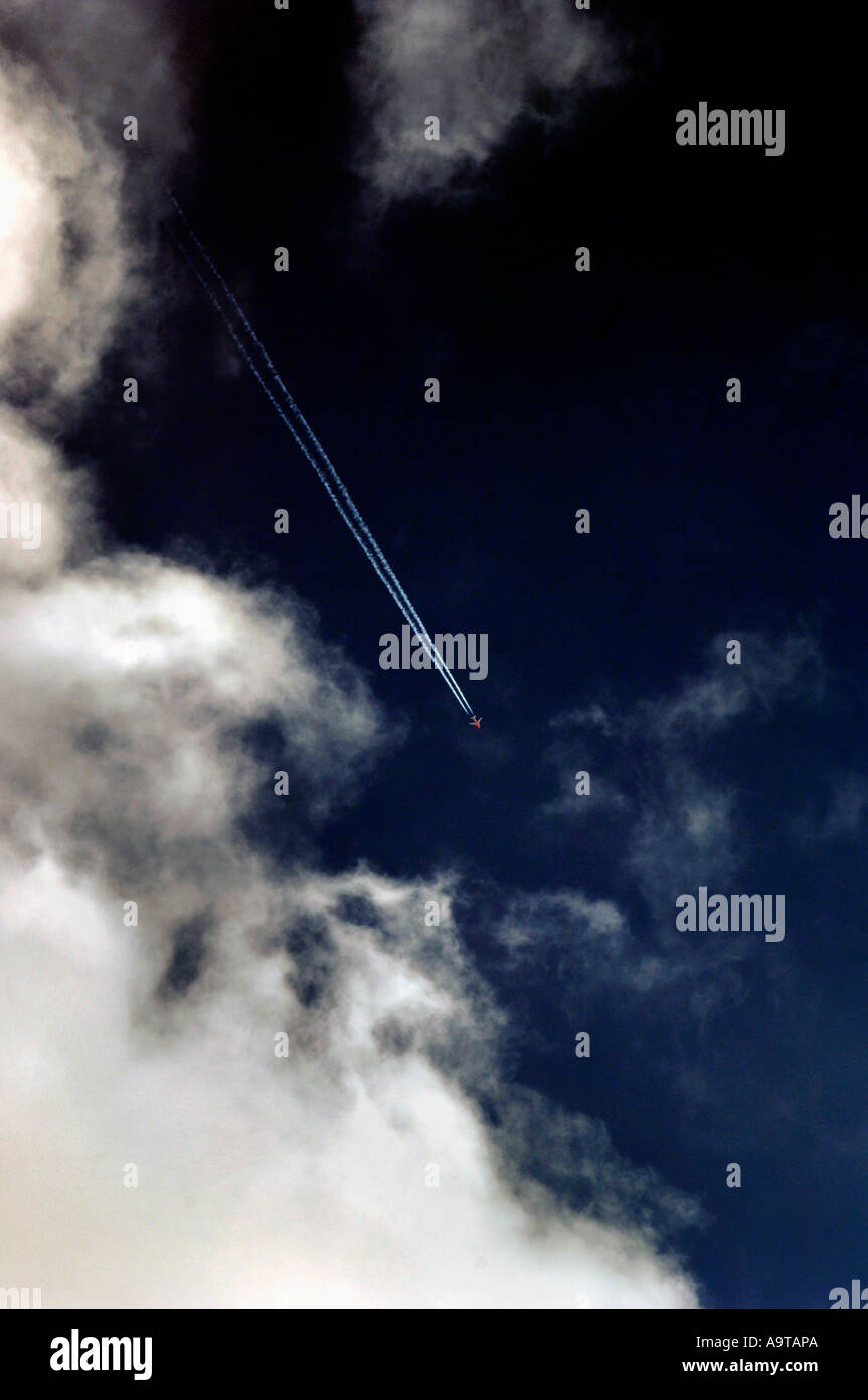 High Altitude Aircraft Stock Photo - Alamy