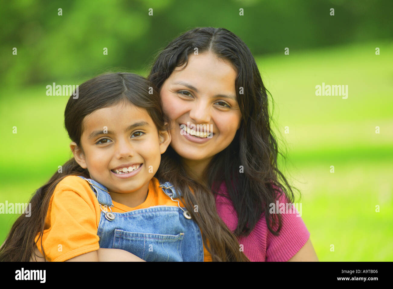 Portrait of a mother and child Stock Photo - Alamy