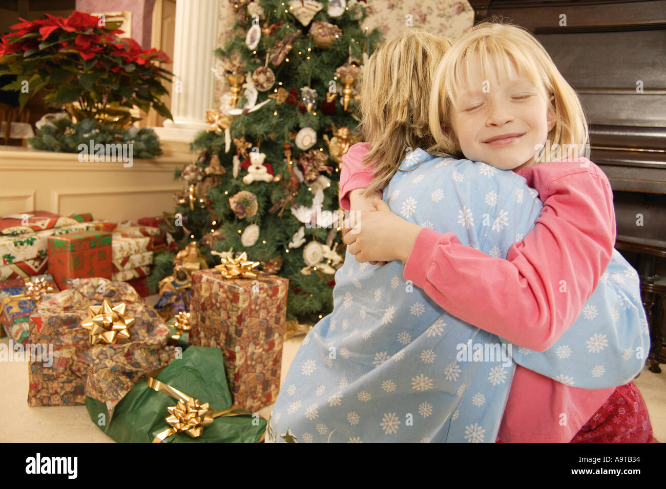 A hug of thanks Stock Photo - Alamy