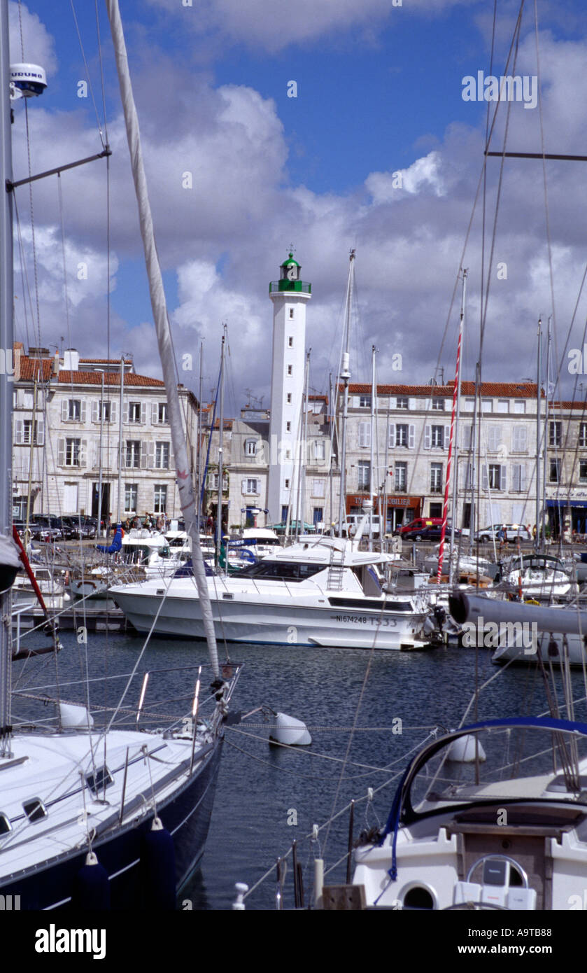 la rochelle harbor france with sailing boats Stock Photo - Alamy