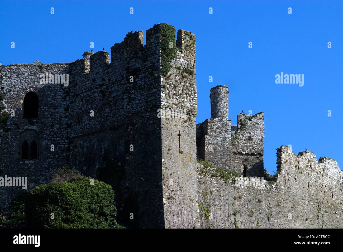 Manorbier Castle Pembrokeshire Wales Stock Photo - Alamy