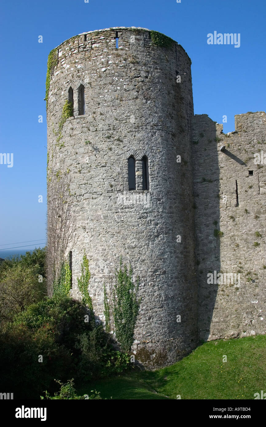 Manorbier norman castle hi-res stock photography and images - Alamy