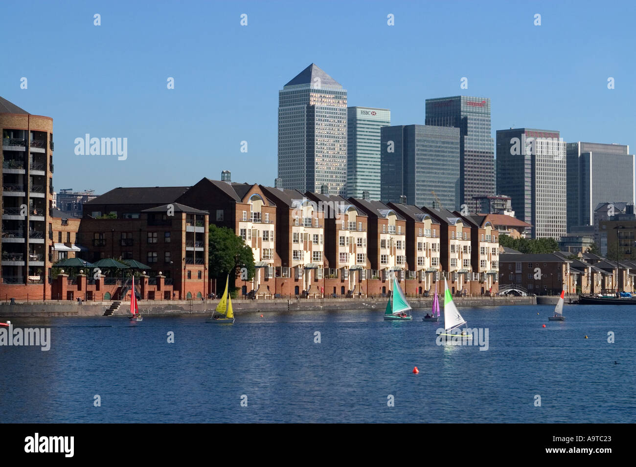Greenland Dock Surrey Quays London Stock Photo - Alamy