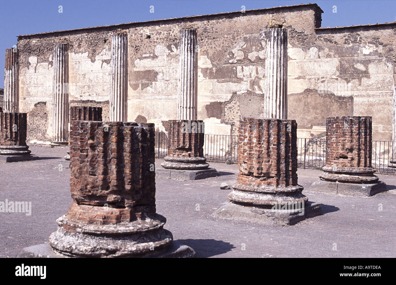 Basilica Ruins Pompeii Archaeological Park Italy Stock Photo - Alamy