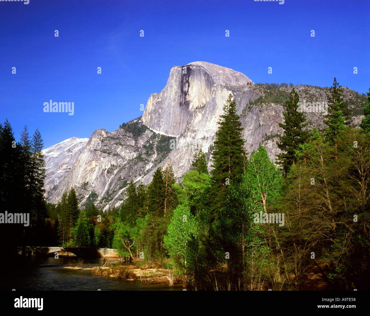 Half dome aerial hi-res stock photography and images - Alamy