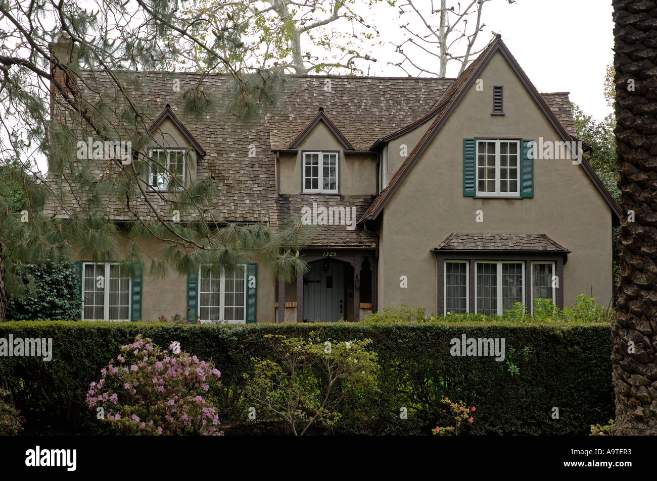 Middle class family home Southern California USA Stock Photo - Alamy