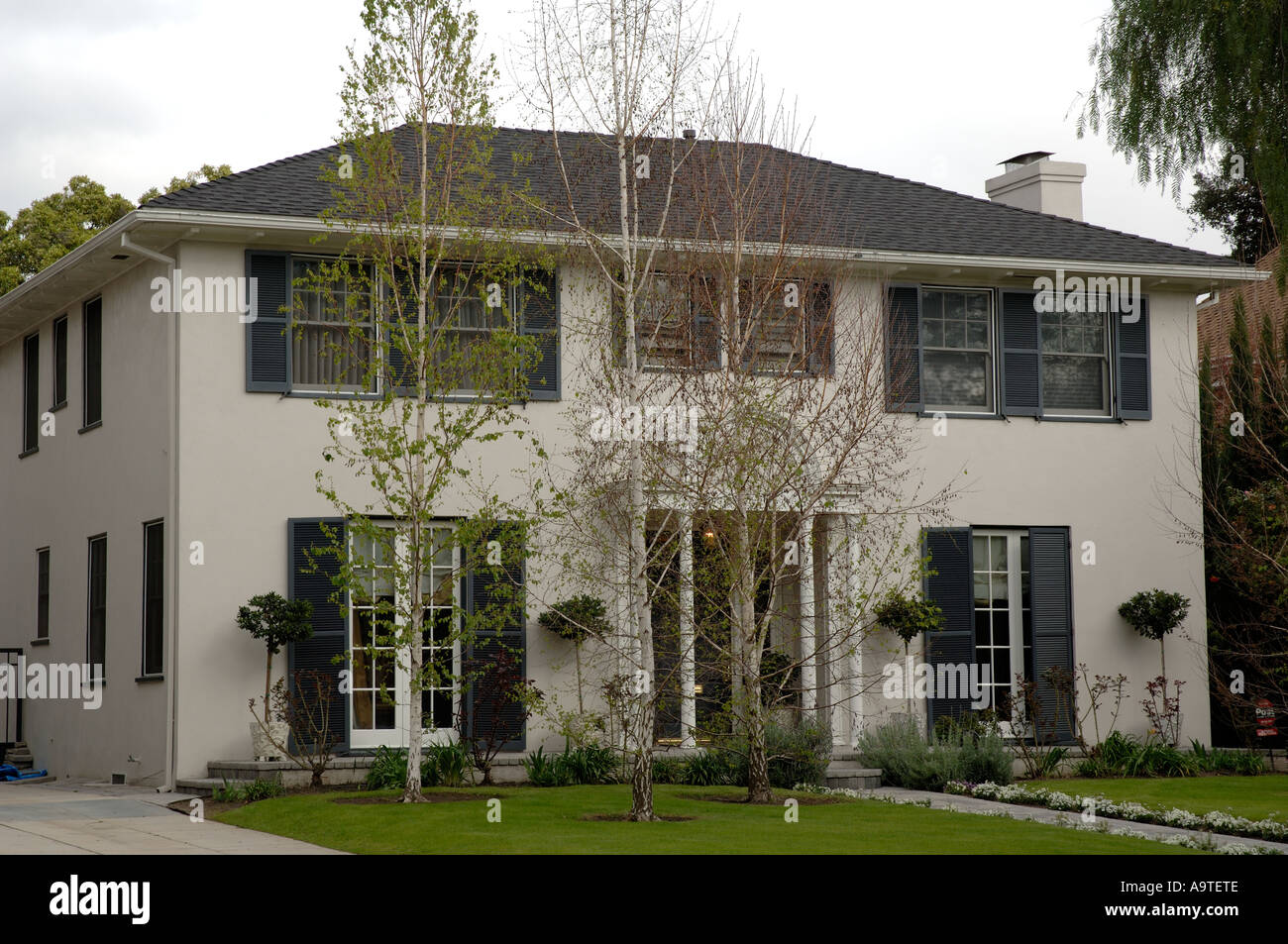 Middle class family home Southern California USA Stock Photo - Alamy