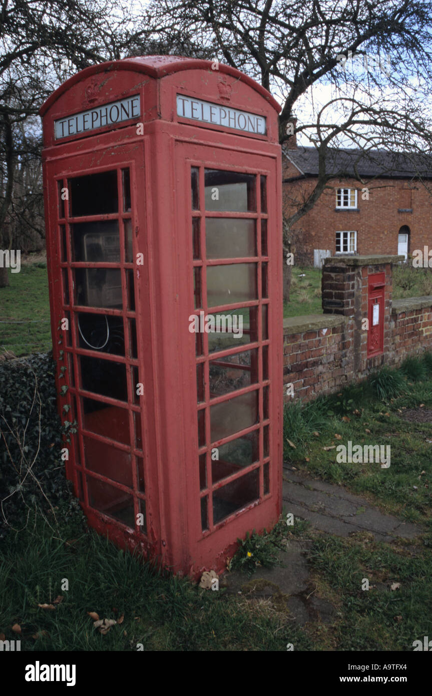 Telephone And Post Boxes Stock Photo - Alamy