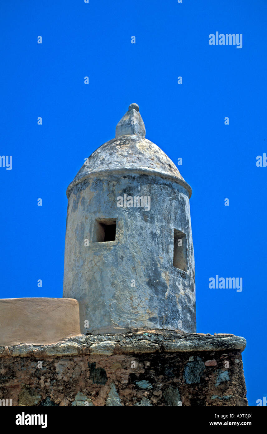 Isla Margarita island Santa Rosa castle Venezuela fort turret tower ...