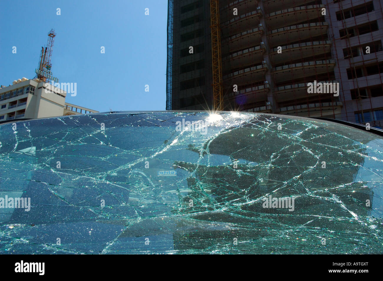 to break window panes Stock Photo - Alamy