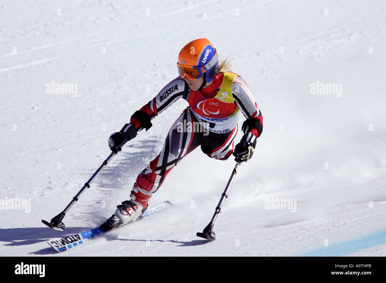 Amputee one leg skiing hi-res stock photography and images - Alamy