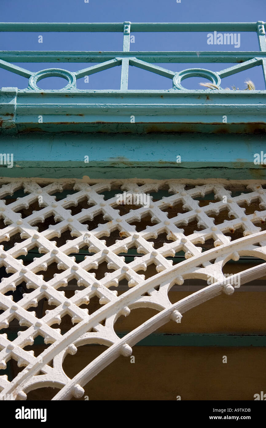 Victorian arches on Madeira Drive Brighton Sussex UK 1896 Stock Photo ...