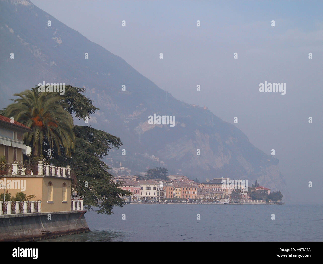 View of Gargnano on Lake Garda Italy Stock Photo - Alamy