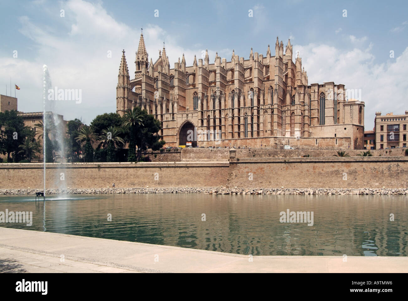 Palma Cathedral a Spanish Gothic Roman Catholic religion church ...