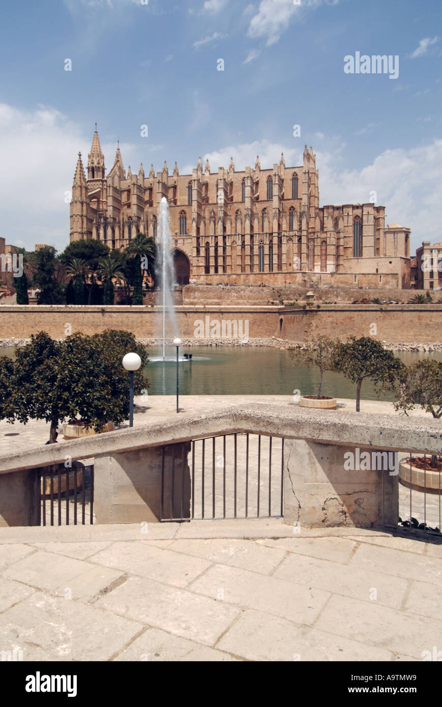 Palma Cathedral a Spanish Gothic Roman Catholic religion church ...