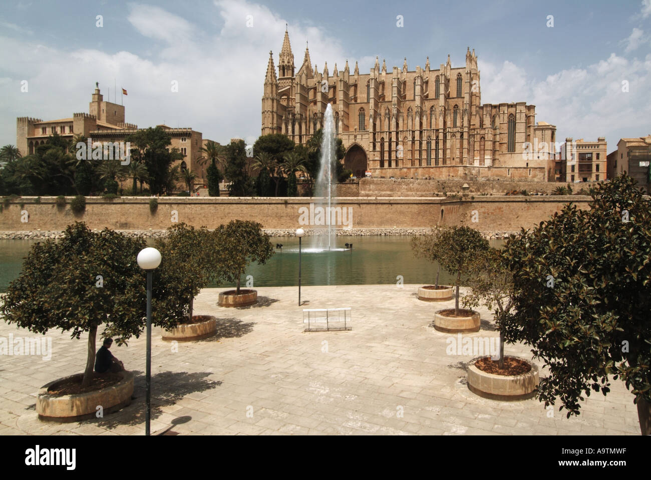 Palma Cathedral a Spanish Gothic Roman Catholic religion church ...
