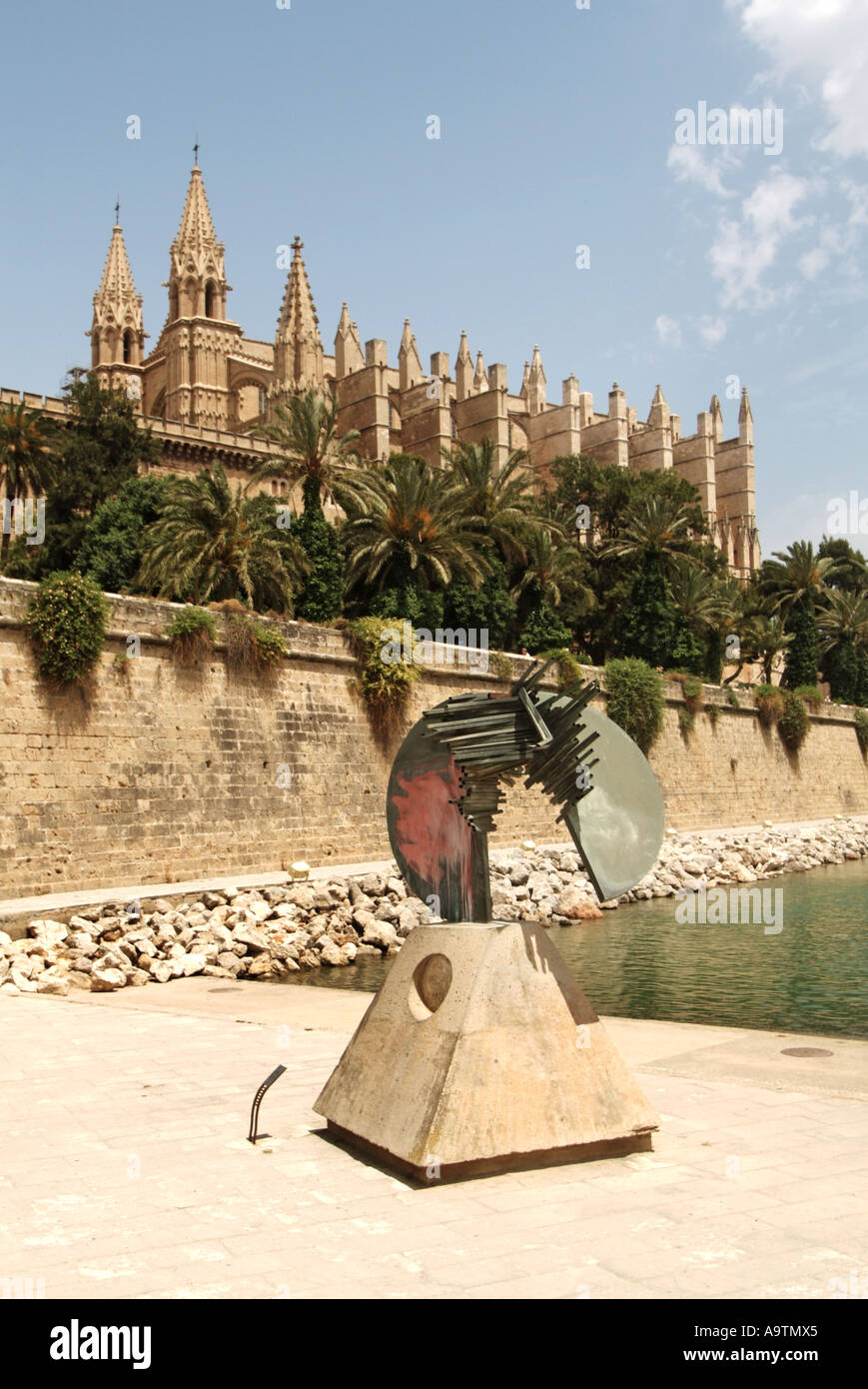 Palma Cathedral a Spanish Gothic Roman Catholic religion church ...
