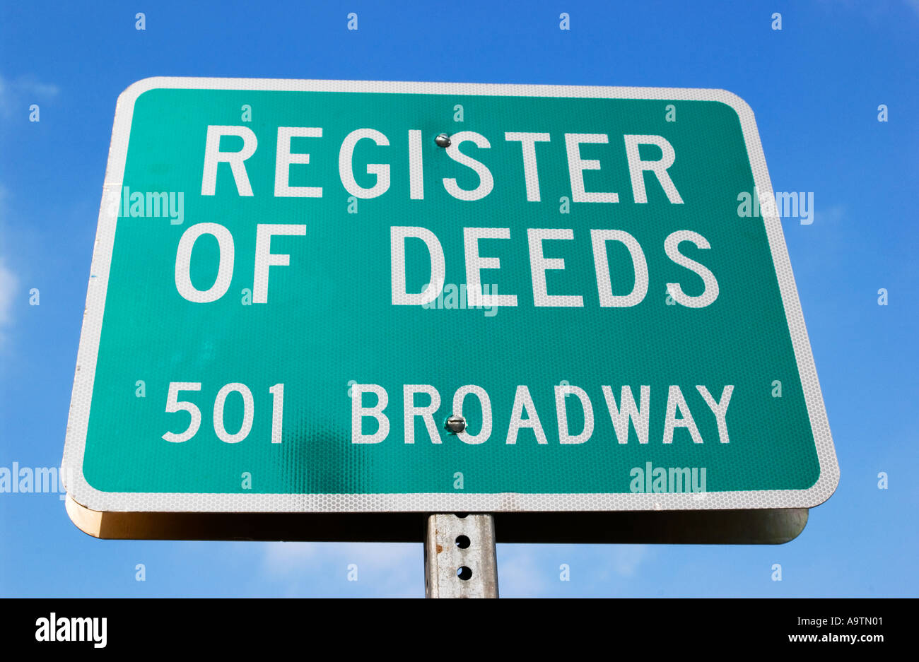 Deeds not words sign hi-res stock photography and images - Alamy