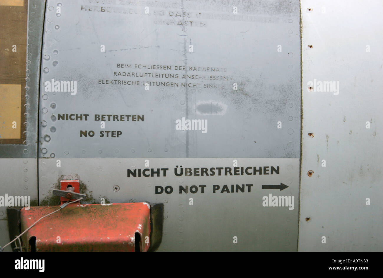 Airplane Panel Fuselage Aluminum Plane High Resolution Stock ...