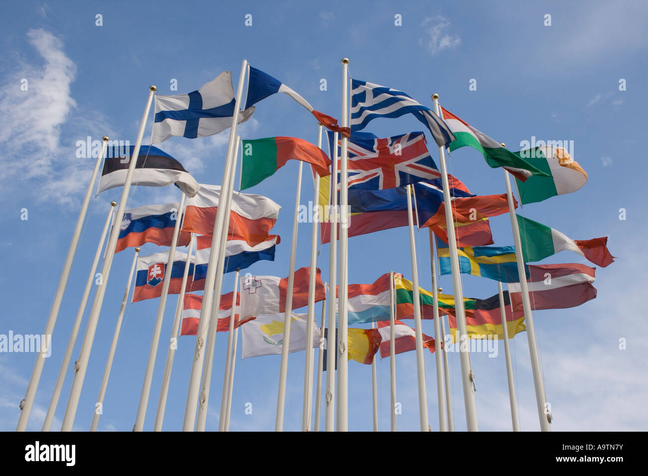 All european flags hi-res stock photography and images - Alamy