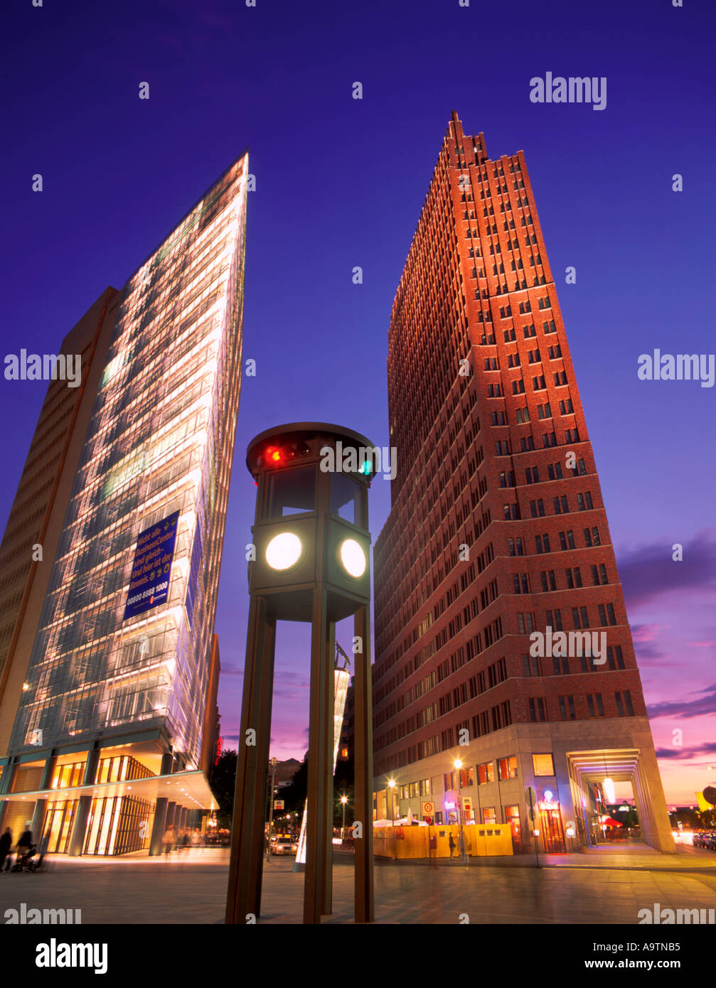 Berlin Potsdamer Platz skyline modern architecture Stock Photo - Alamy