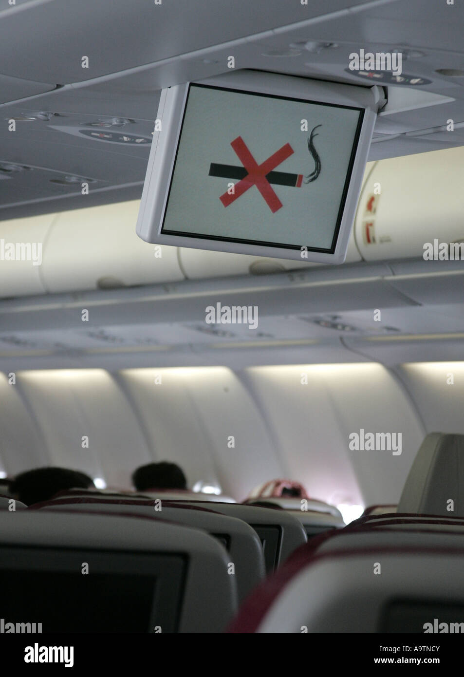 Airplane No Smoking Sign