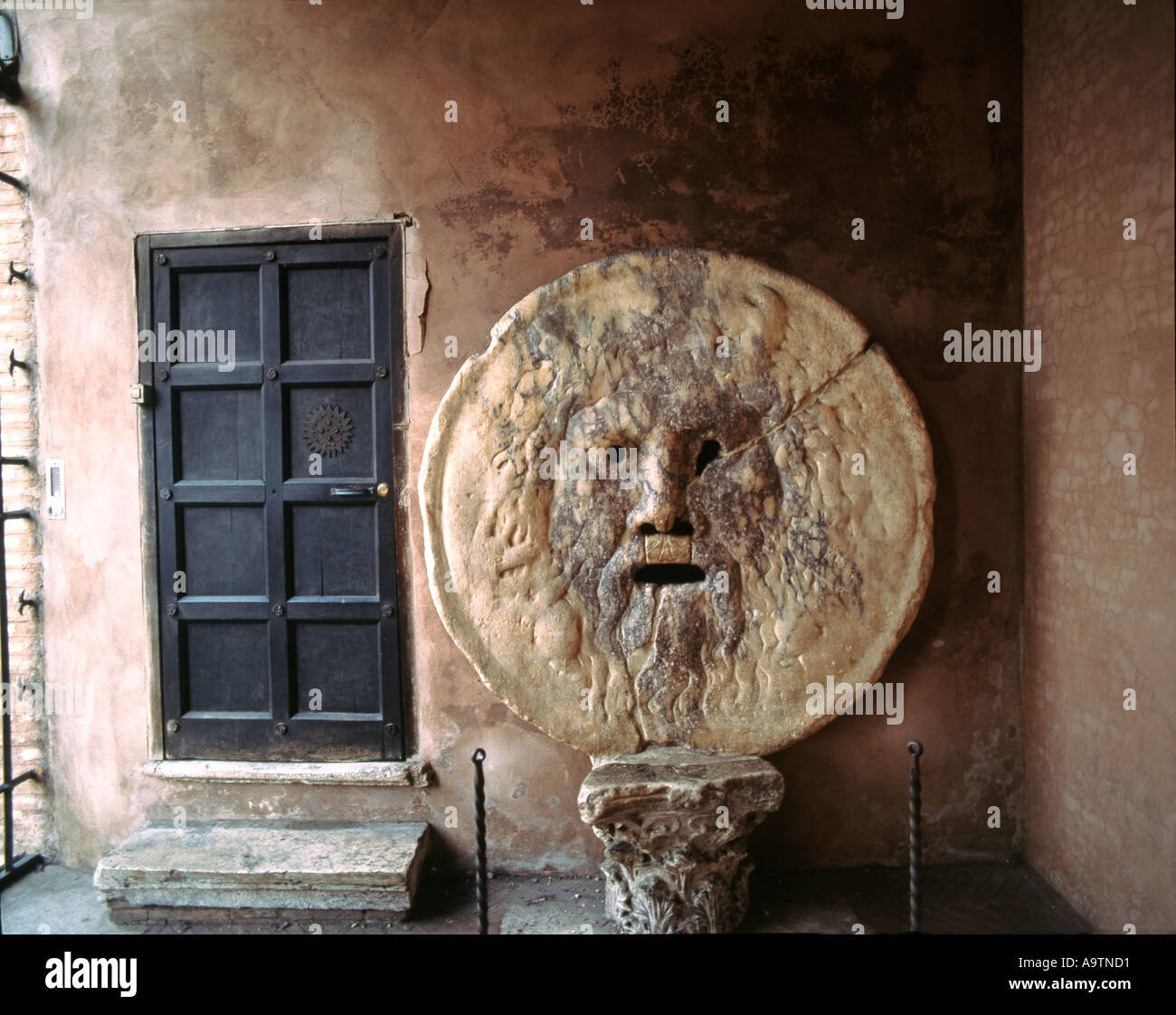 Rome Bocca de la Verita Mouth of truth Stock Photo - Alamy
