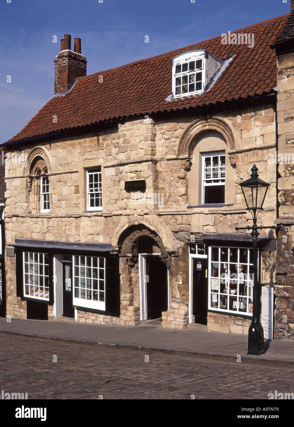Jews house one of earliest extant town houses in england hi-res stock ...