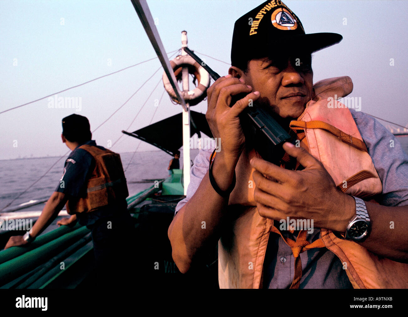 Philippine coast guard hi-res stock photography and images - Alamy